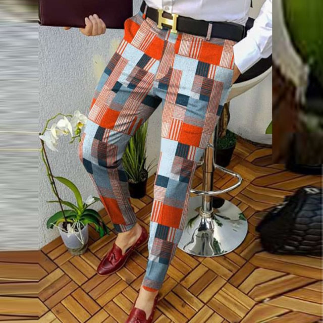 Versa-Pattern Printed Casual Fashion Suit Trouser Pants S4 – ENE TRENDS